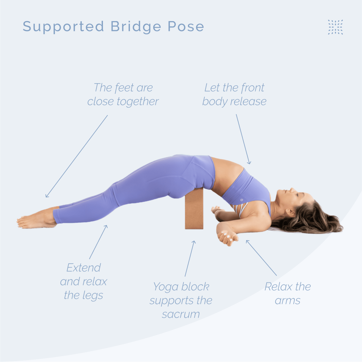 How to do Supported Bridge Pose – Omstars