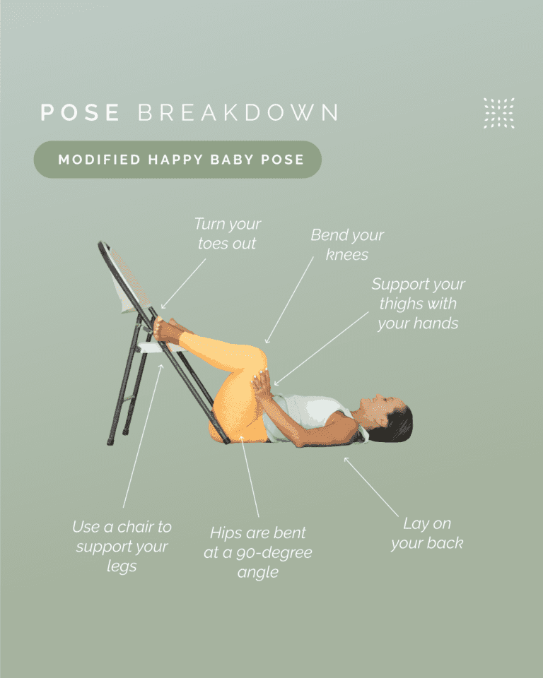 How to do Modified Happy Baby Pose – Omstars