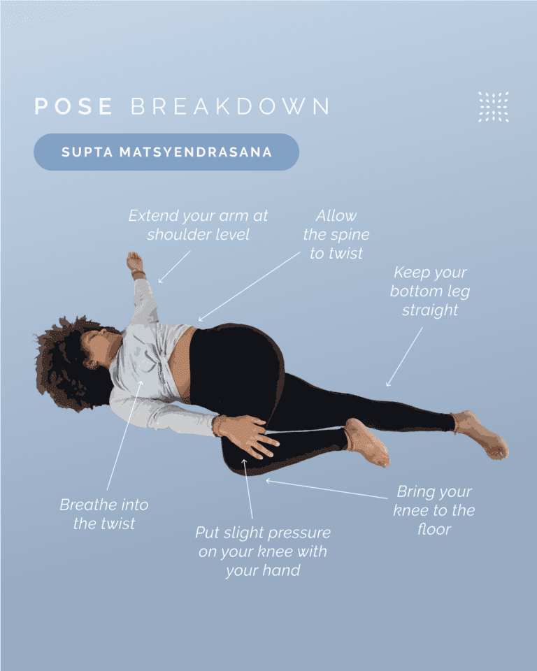 How to do Supta Matsyendrasana (Supine Spinal Twist) – Omstars
