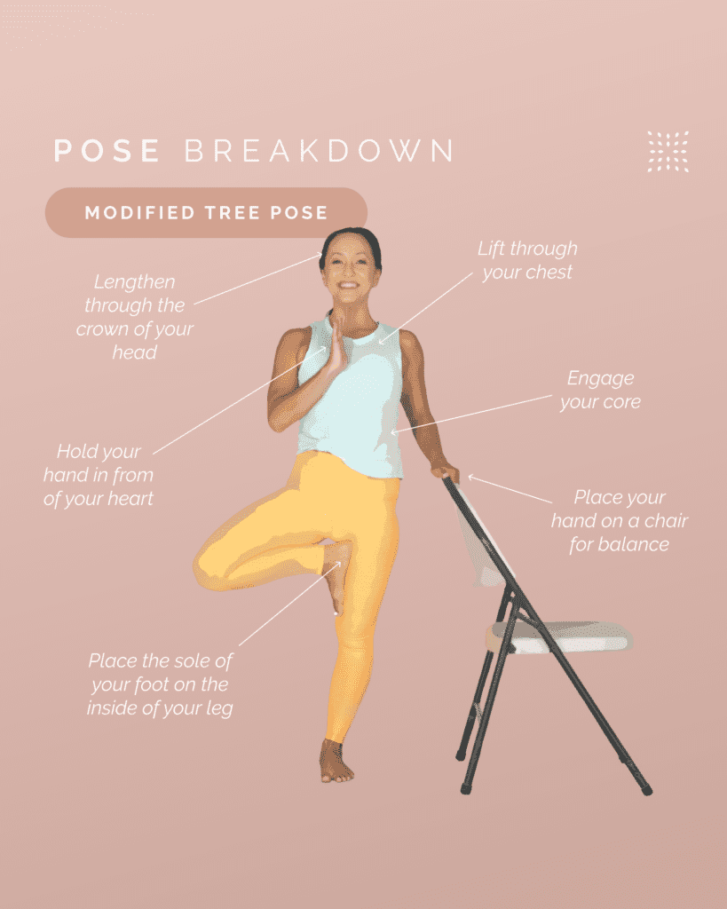 How to do Modified Tree Pose – Omstars