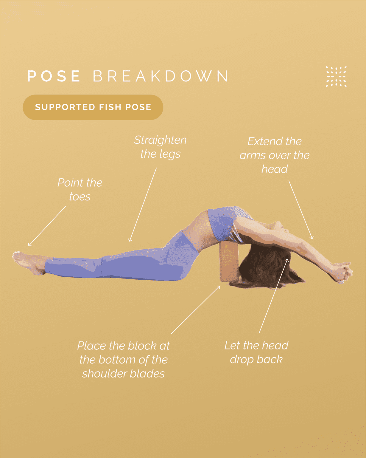 How to do Supported Fish Pose – Omstars