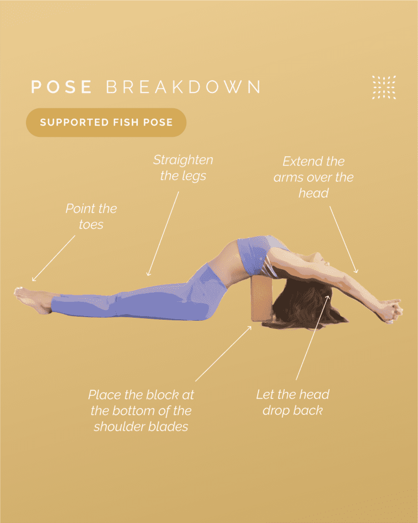 How to do Supported Fish Pose – Omstars