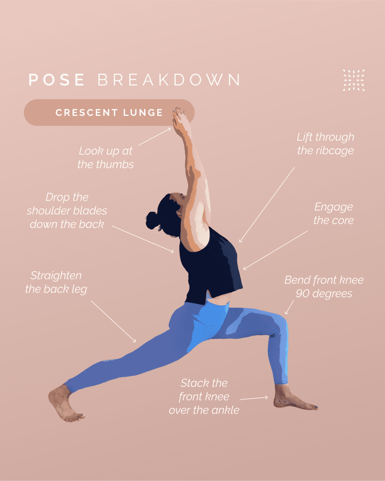 How to do a Crescent Lunge – Omstars