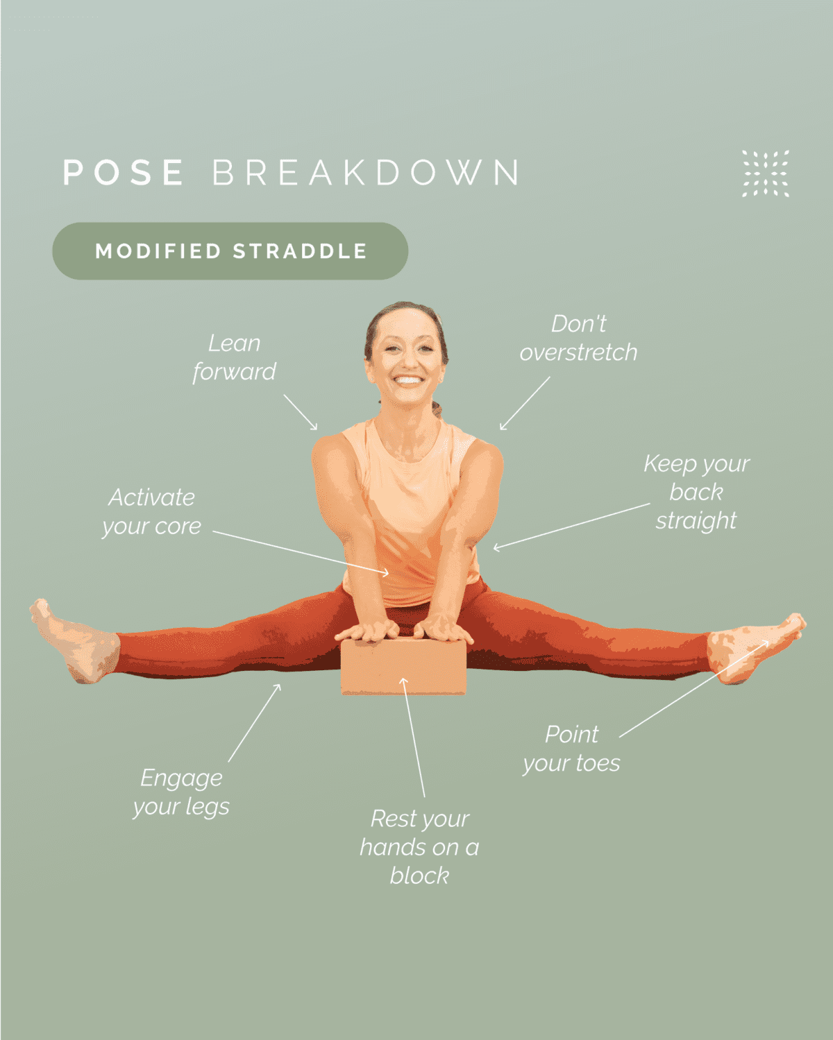 How to do Modified Straddle Pose – Omstars
