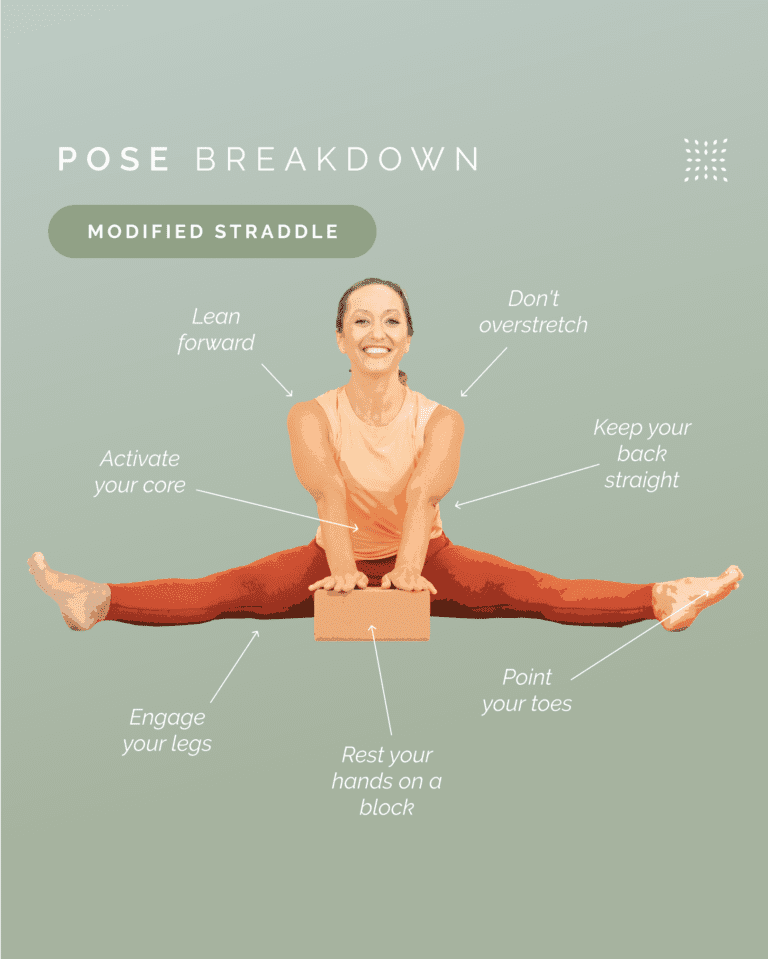 How to do Modified Straddle Pose – Omstars