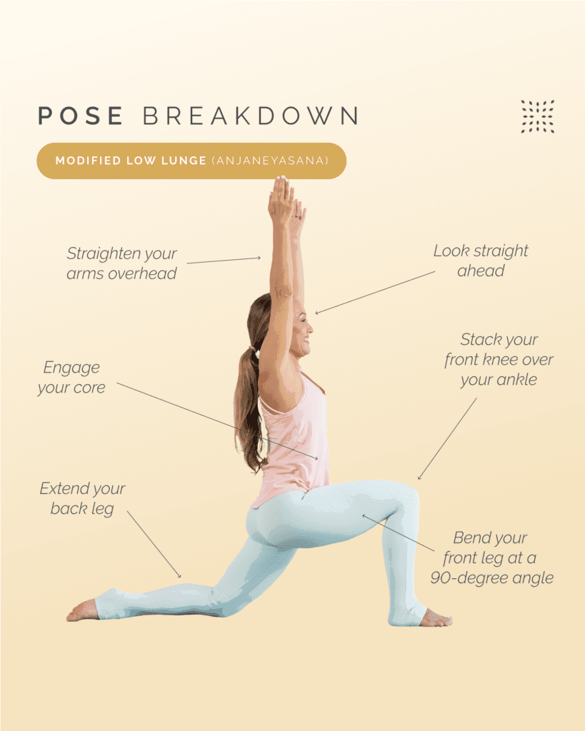 Modified Low Lunge Pose: A Step-By-Step Guide – Omstars